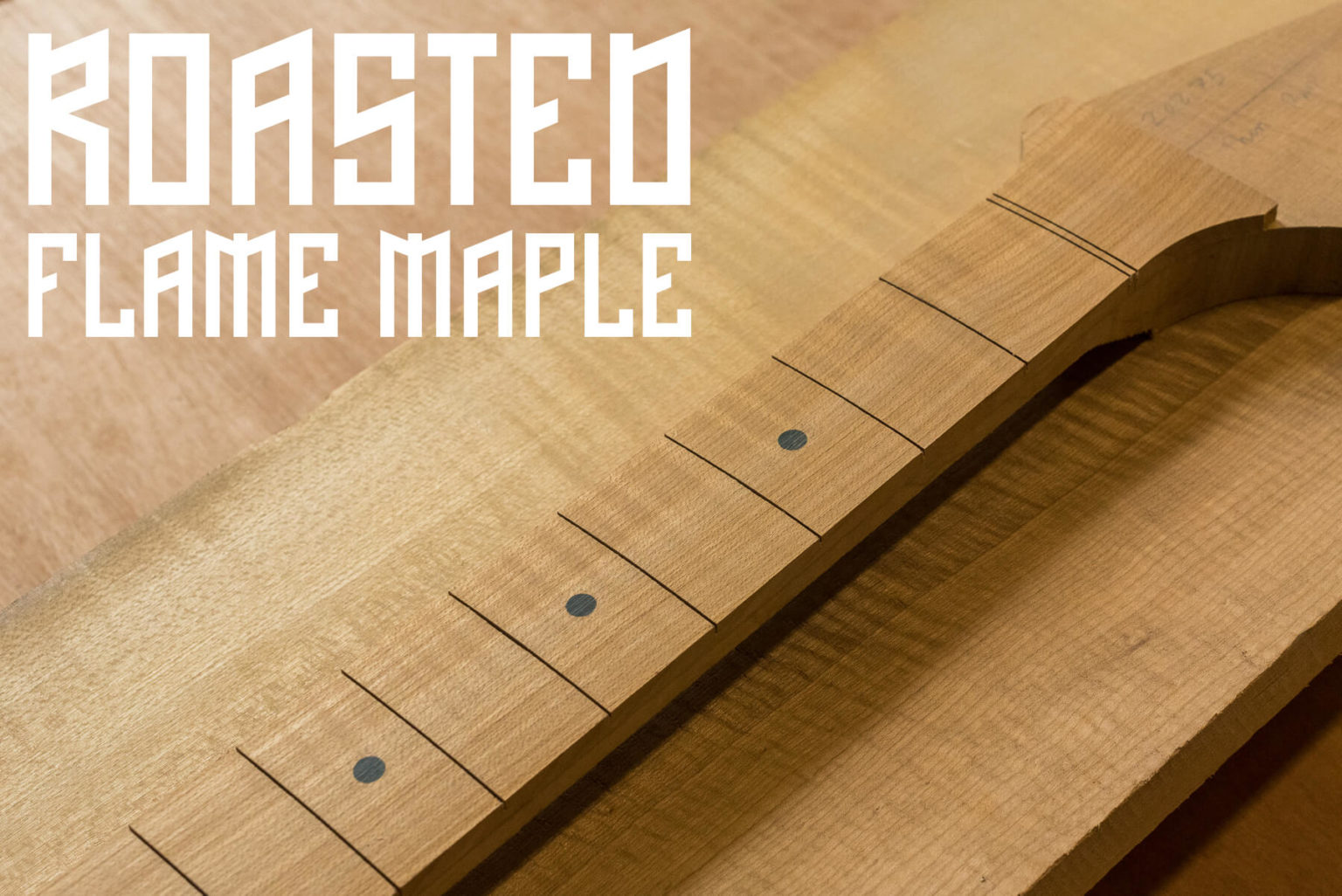 Roasted Flame Maple Fretboard - Gordon Smith Guitars