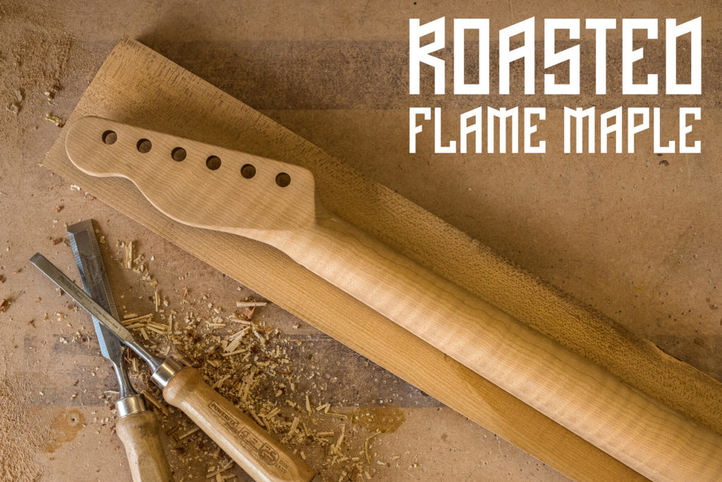 Roasted Flame Maple Neck Wood - Gordon Smith Guitars