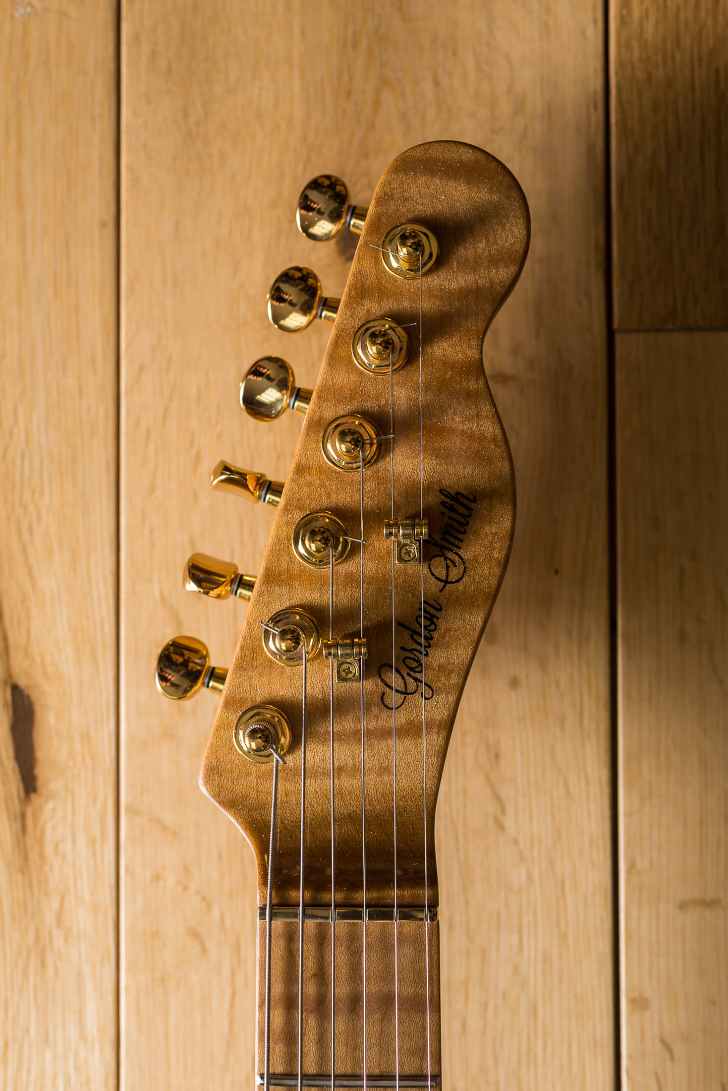 Roasted Flame Maple Neck Wood - Gordon Smith Guitars