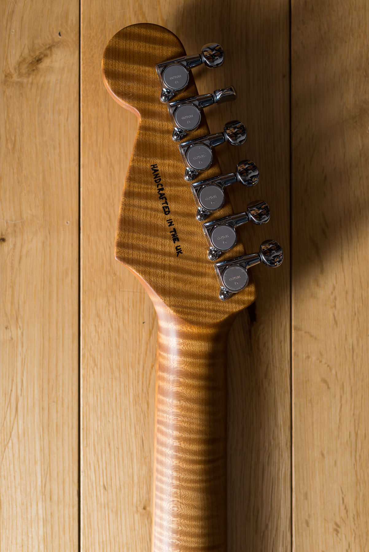 Roasted Flame Maple Neck Wood - Gordon Smith Guitars