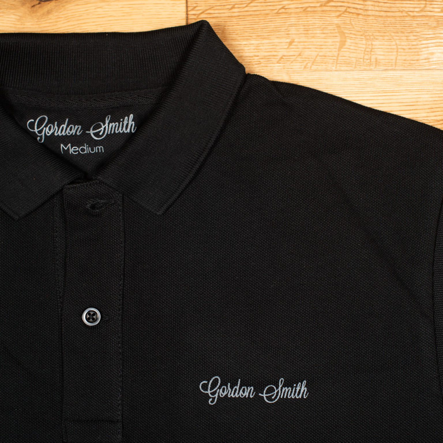 Gordon Smith Logo Short Sleeved Polo - Gordon Smith Guitars